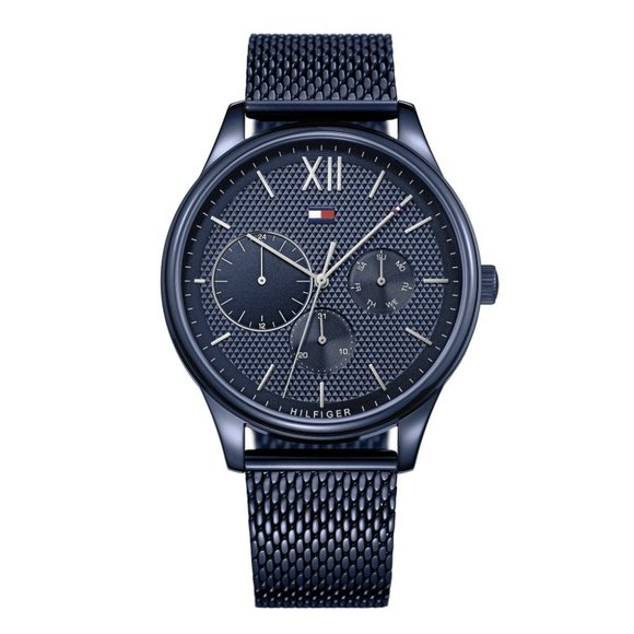 Tommy Hilfiger | Accessories | Tommy Hilfiger Damon Blue Mesh Mens ...